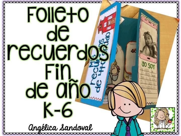 End of the Year Lapbook in Spanish – Bilingual Marketplace