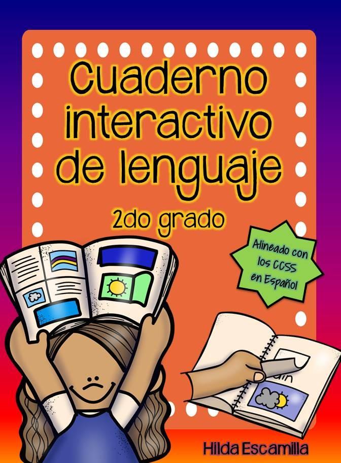 Cuaderno interactivo de lenguaje de 2do grado - Alineado a CCSS en Esp ...