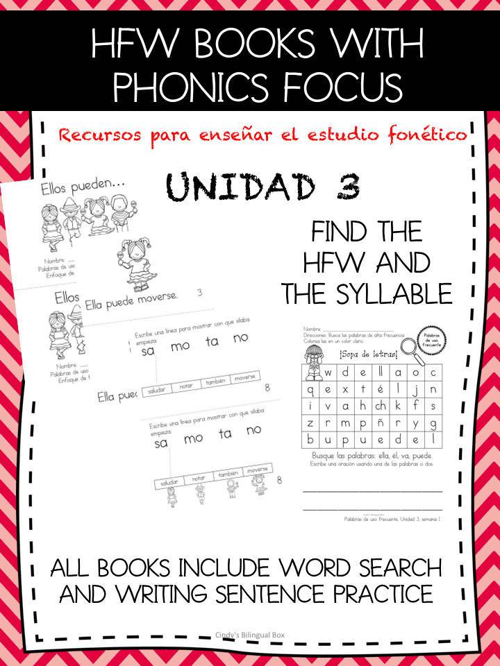 Kindergarten Benchmark Adelante Phonics Unit 3 – Bilingual Marketplace