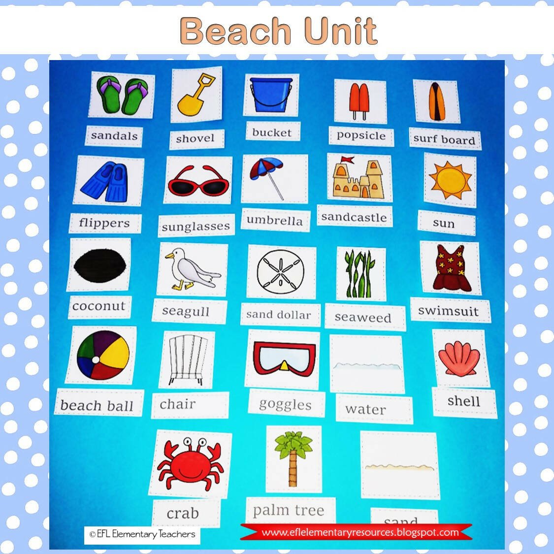 Beach Unit for Elementary ESL – Bilingual Marketplace