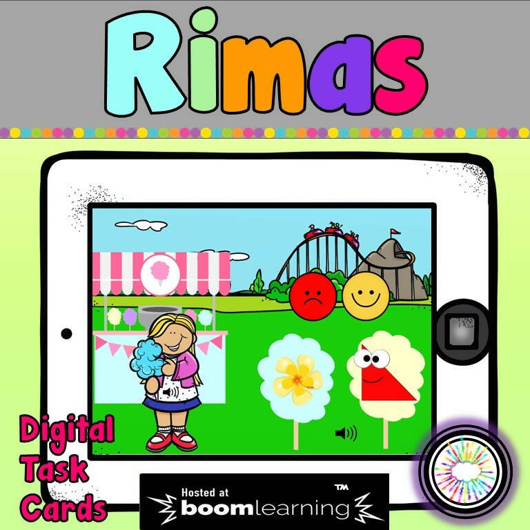 Rimas Bundle Digital Task Cards | Boom Cards™ – Bilingual Marketplace