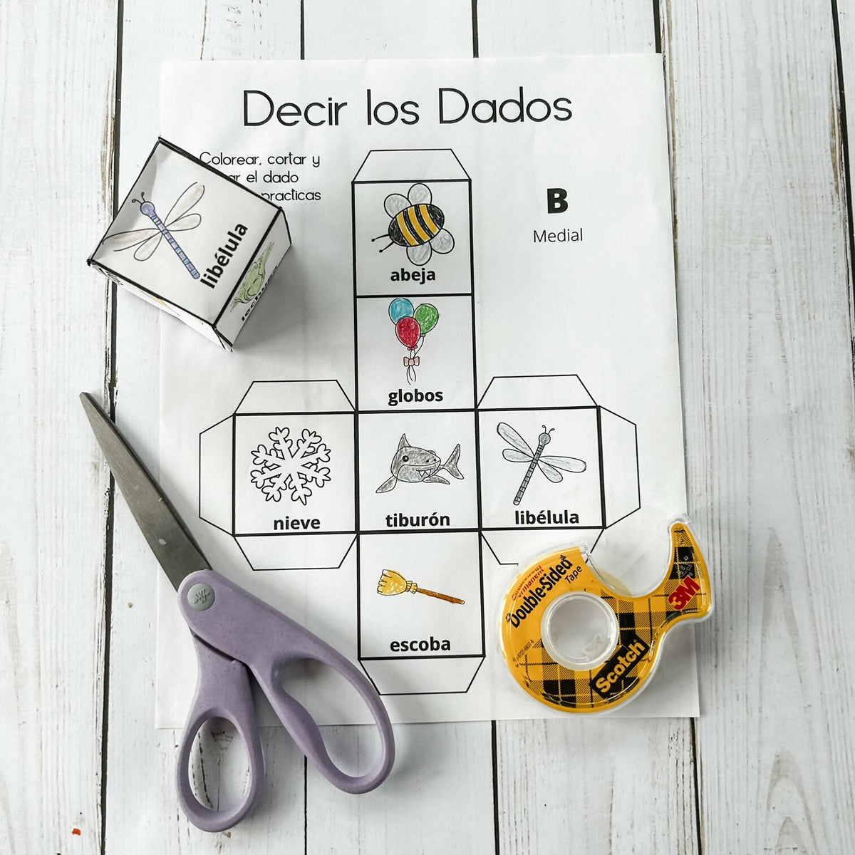 Spanish Articulation Dice for Speech Therapy – Bilingual Marketplace