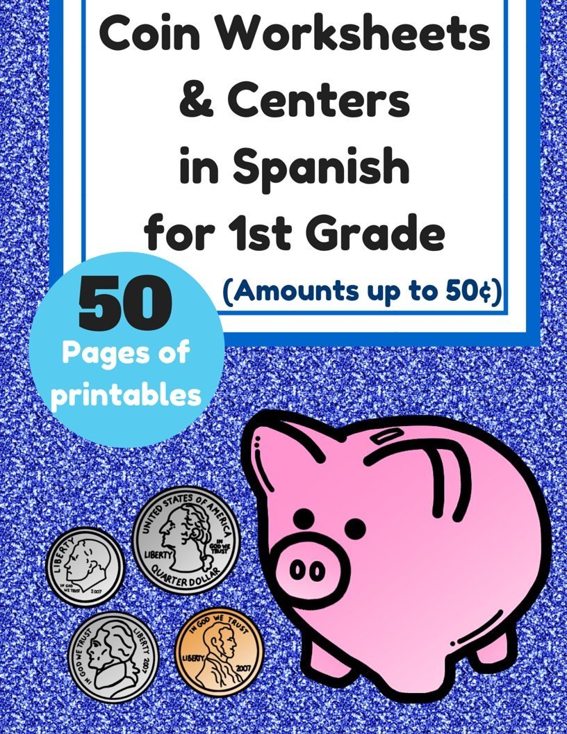 Las monedas (Coins in Spanish for First Grade) (Dinero) – Bilingual ...