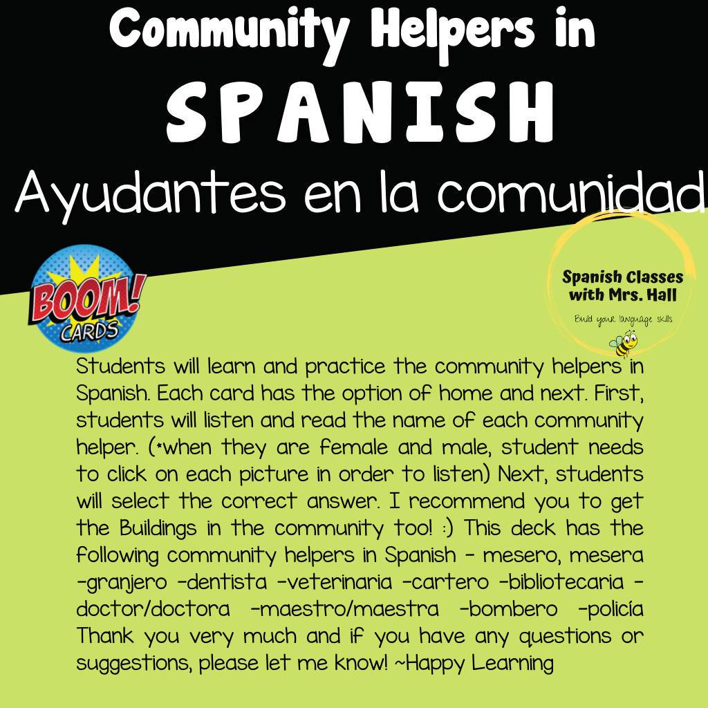 Ayudantes en la comunidad – Bilingual Marketplace
