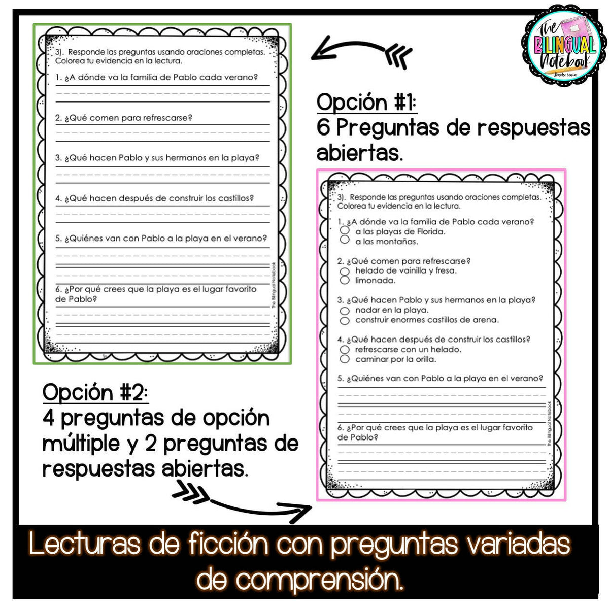 Comprension de lectura - Spanish reading comprehension – Bilingual ...