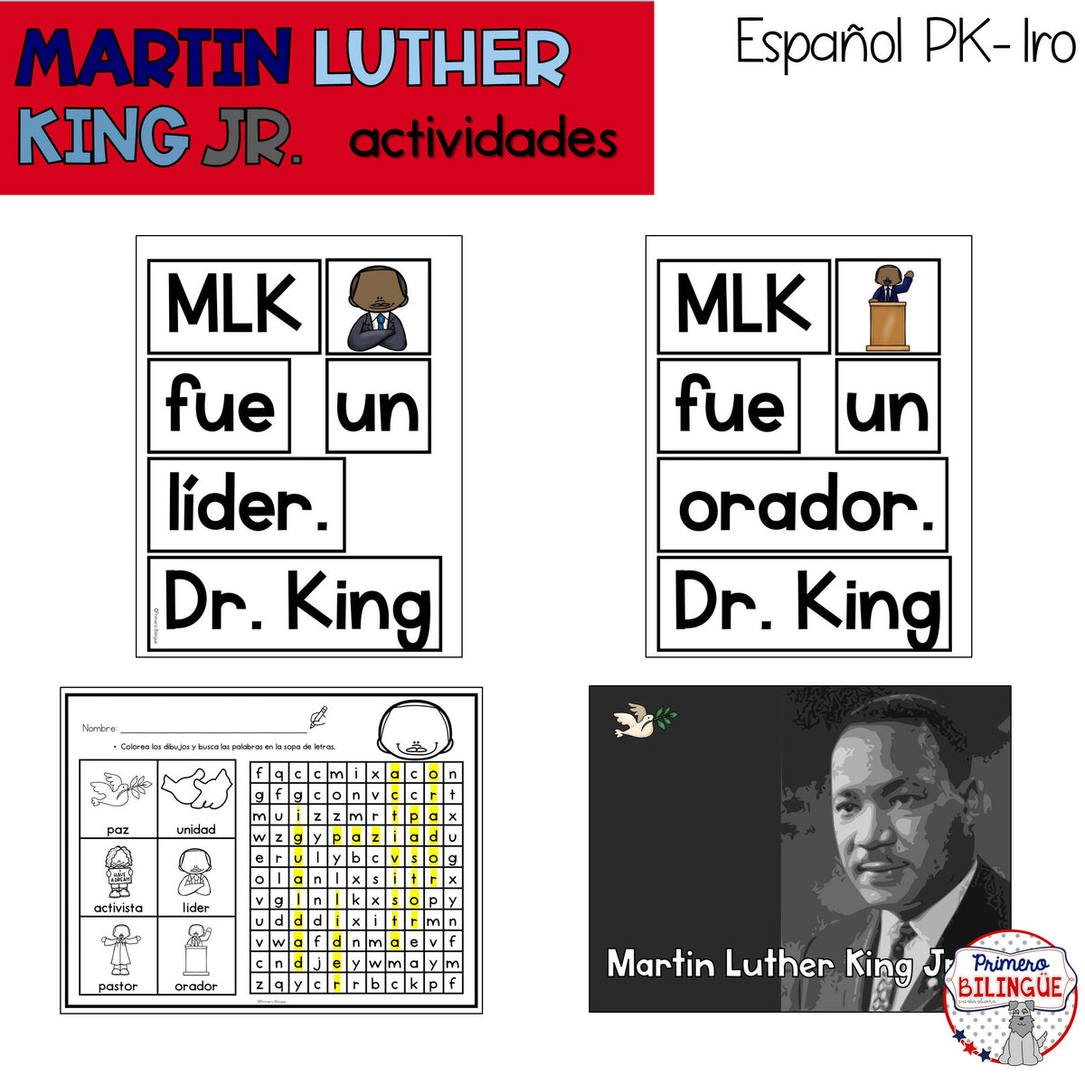 Martin Luther King Jr. / actividades – Bilingual Marketplace