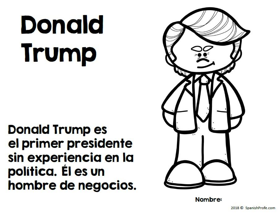 Donald Trump in Spanish (El dia de los Presidentes Trump) – Bilingual ...