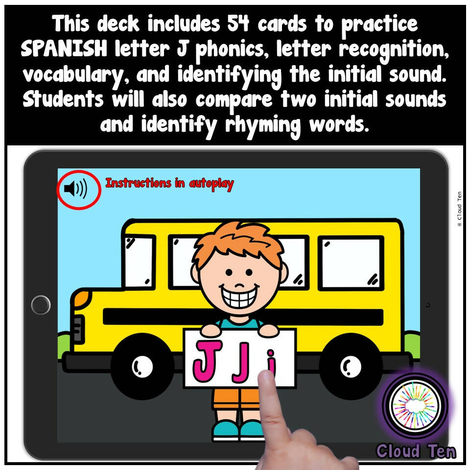 Letra J Boom Cards™ | Digital Task Cards – Bilingual Marketplace