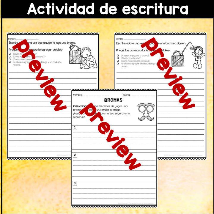 April Fools' Reading in Spanish - Dia de los inocentes – Bilingual ...