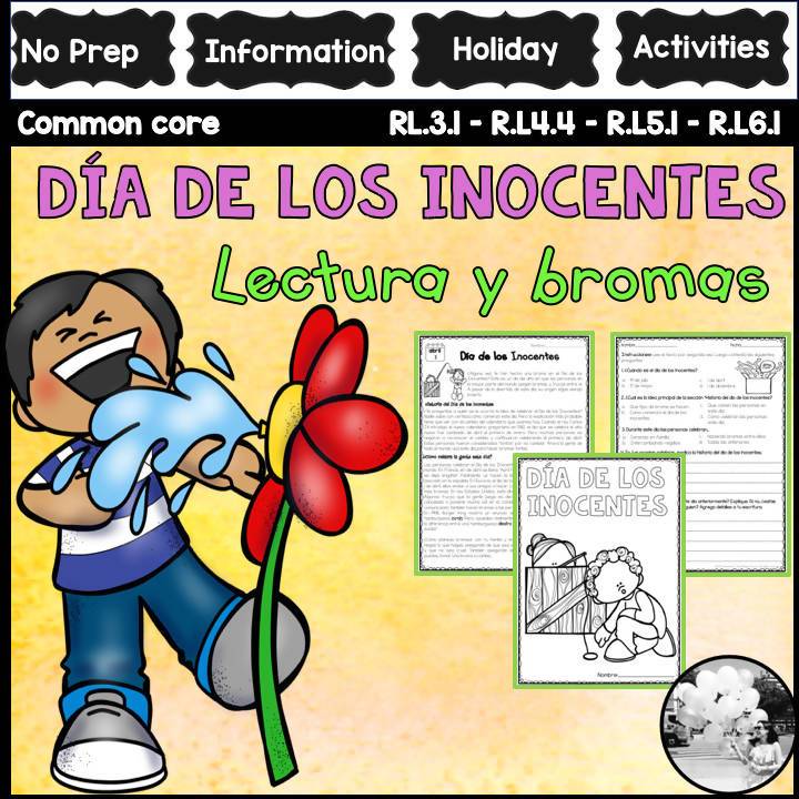 April Fools' Reading in Spanish - Dia de los inocentes – Bilingual ...
