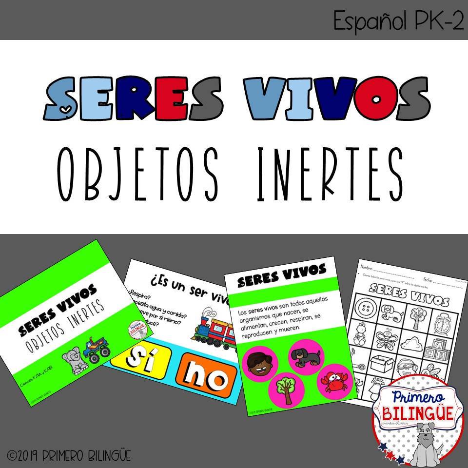Ciencias/ Seres vivos y objetos inertes – Bilingual Marketplace