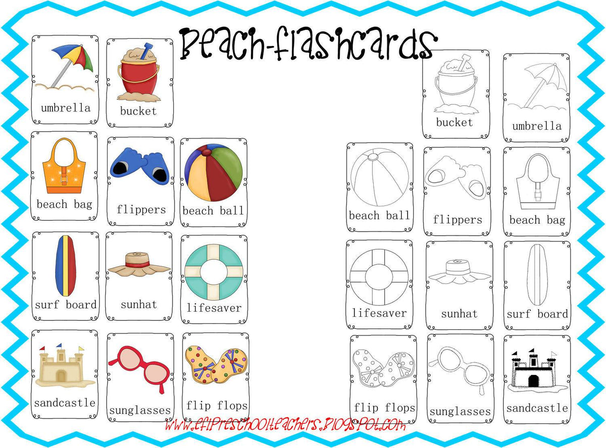 Beach Unit for Kindergarten ELL – Bilingual Marketplace