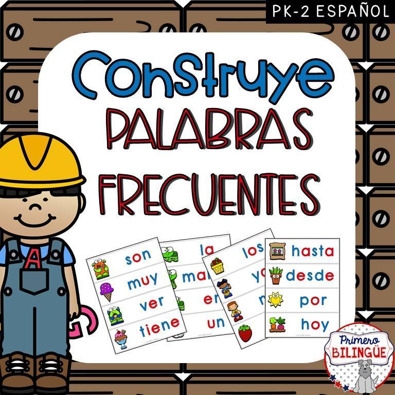 Construye palabras frecuentes – Bilingual Marketplace