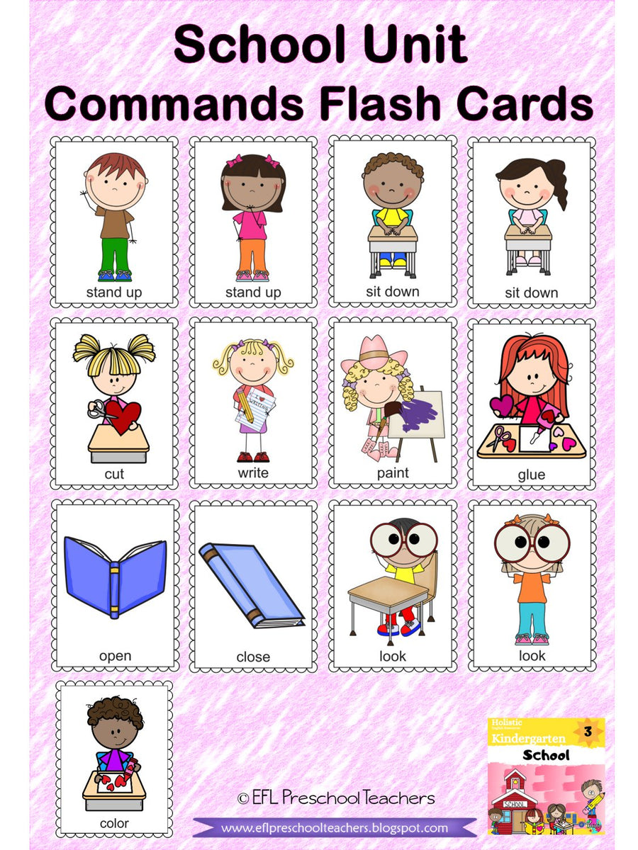 School Unit for Kindergarten-Holistic English – Bilingual Marketplace