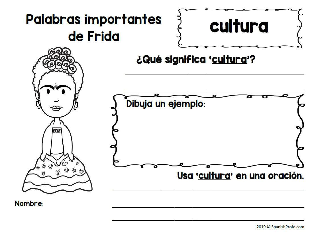 Frida Kahlo in Spanish (Actividades Frida Kahlo) – Bilingual Marketplace