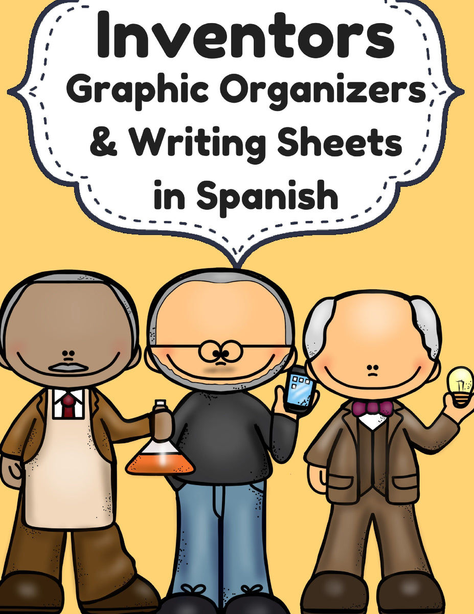 Inventors in Spanish (Inventores- organizador grafico y escritura ...