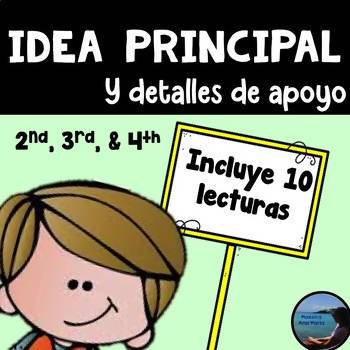 Idea principal y detalles de apoyo / Main Idea in Spanish – Bilingual ...