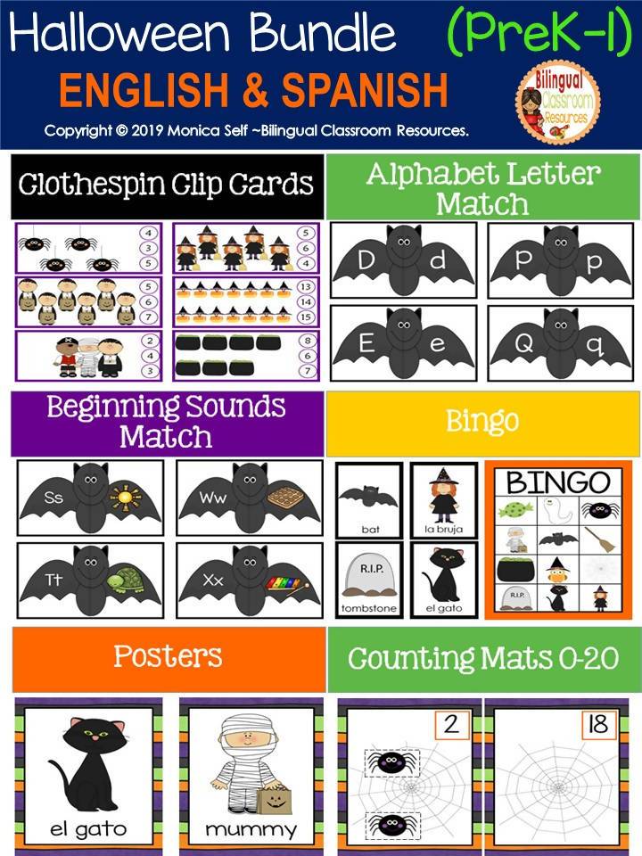 Halloween Bundle (PreK-1) – Bilingual Marketplace