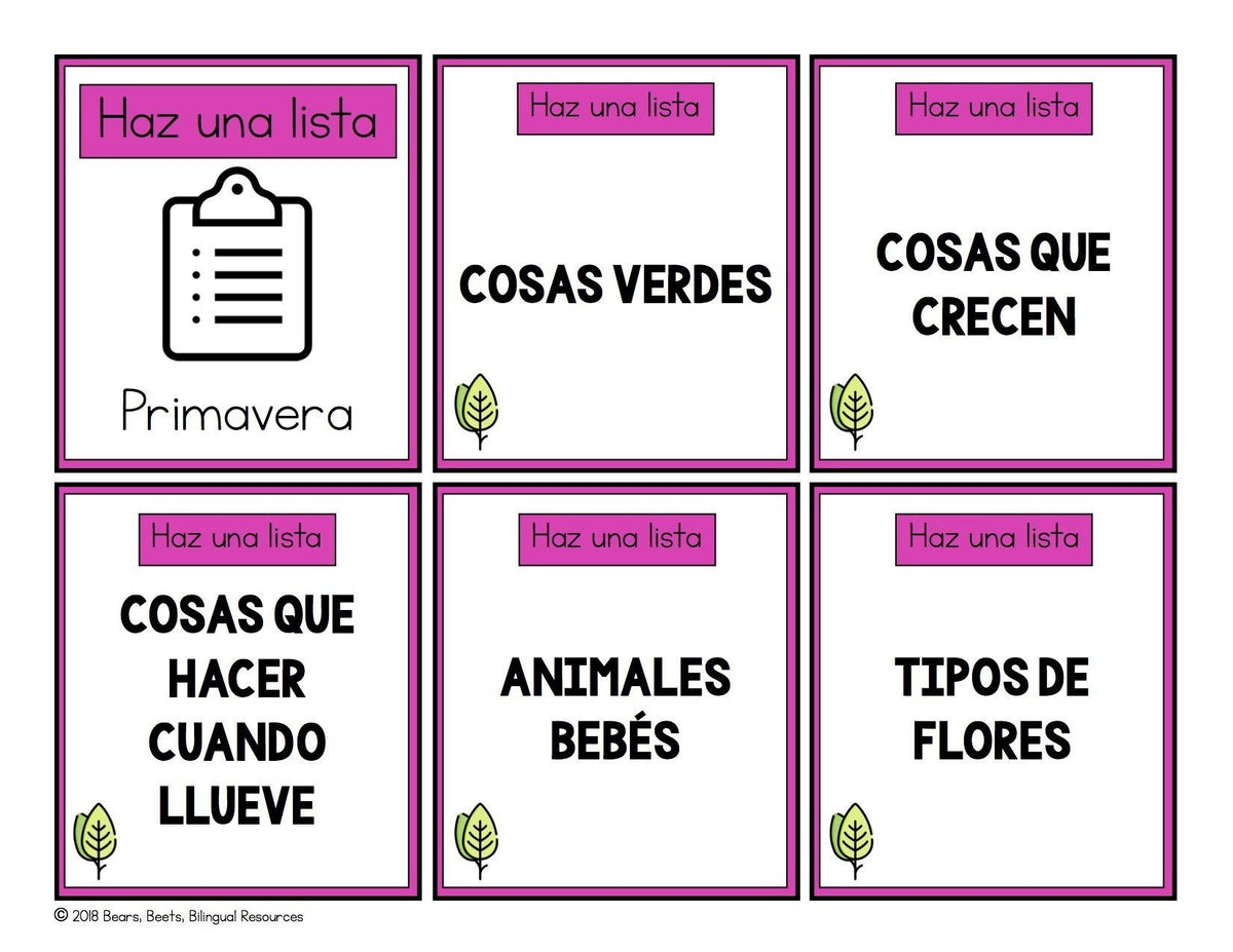Bilingual Spring Bundle – Bilingual Marketplace