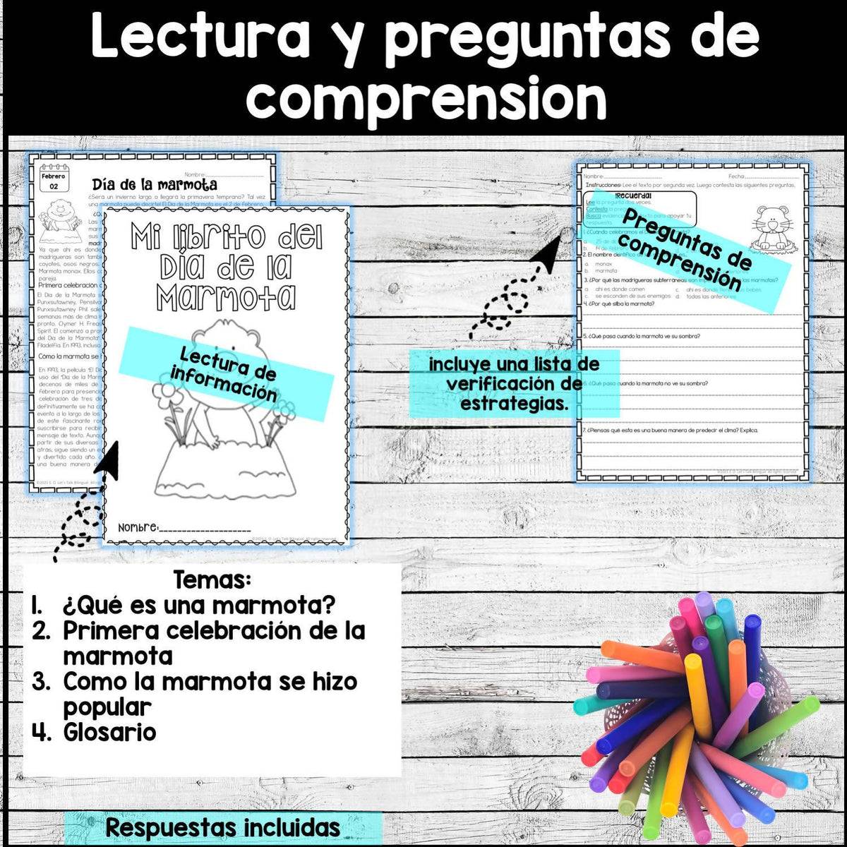 Groundhog Day in Spanish - Día de la marmota - Math - Google Classroom ...