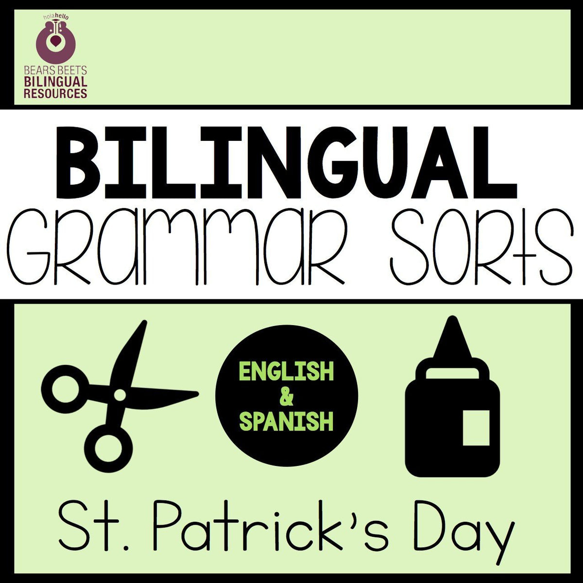 Bilingual St. Patrick's Grammar Sorts – Bilingual Marketplace