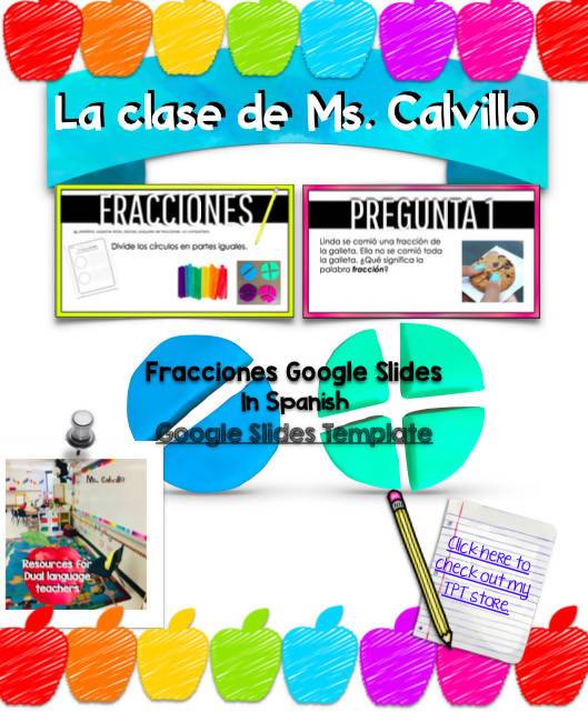 ¡Fracciones! Fun Fractions in Spanish! – Bilingual Marketplace