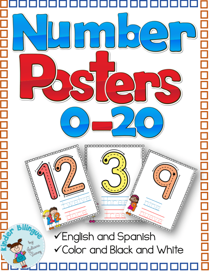 Bilingual Number Posters – Bilingual Marketplace