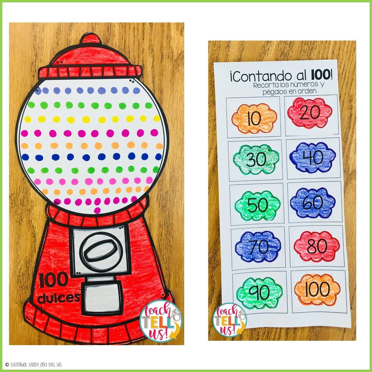 100 días de escuela - 100 days of school Spanish – Bilingual Marketplace