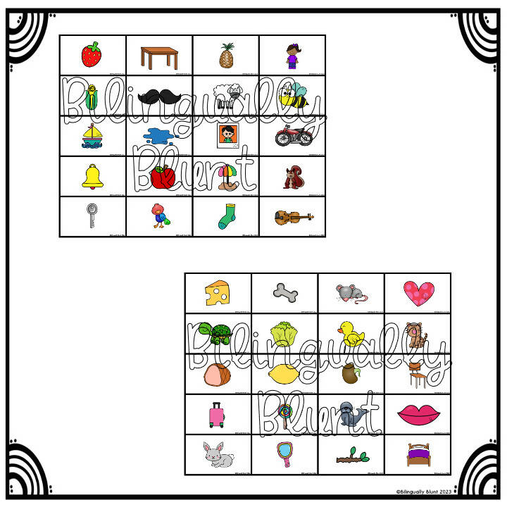 Juego de rimas - Spanish Rhyming Game – Bilingual Marketplace