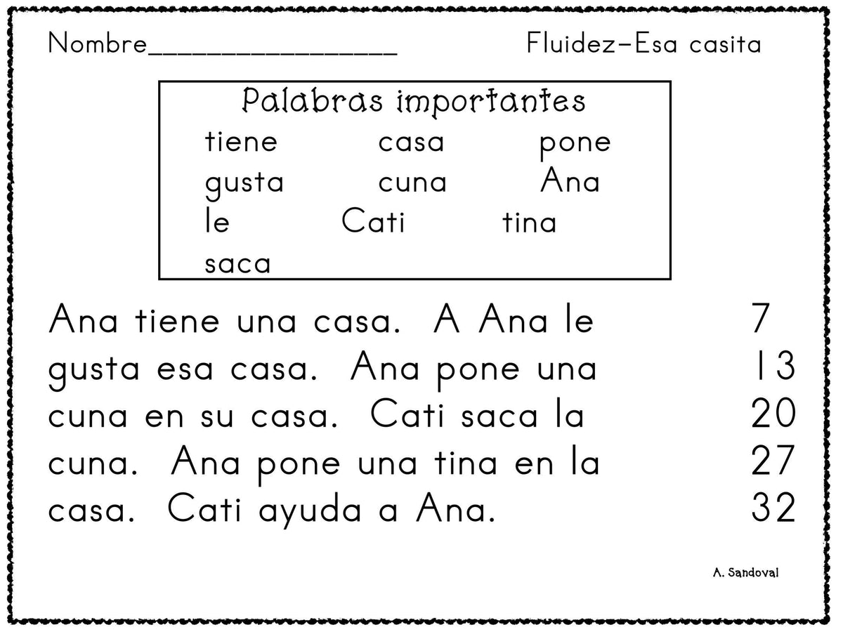 RTI Spanish Fluency Passages for Struggling Readers – Bilingual Marketplace