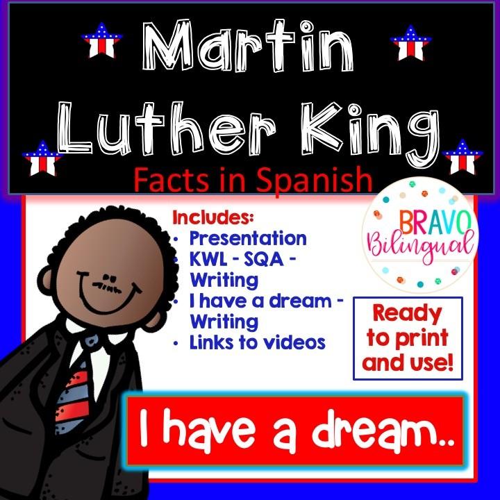 Martin Luther King Jr. Spanish Facts and Activities – Bilingual Marketplace