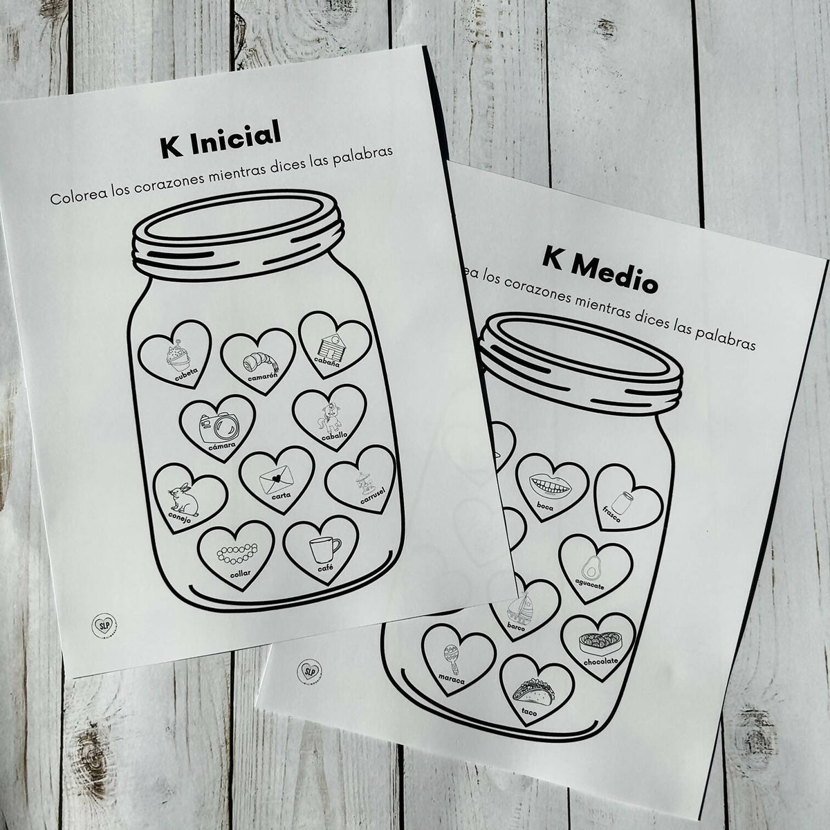 Valentine's Day Spanish Articulation Worksheets for Speech Therapy ...