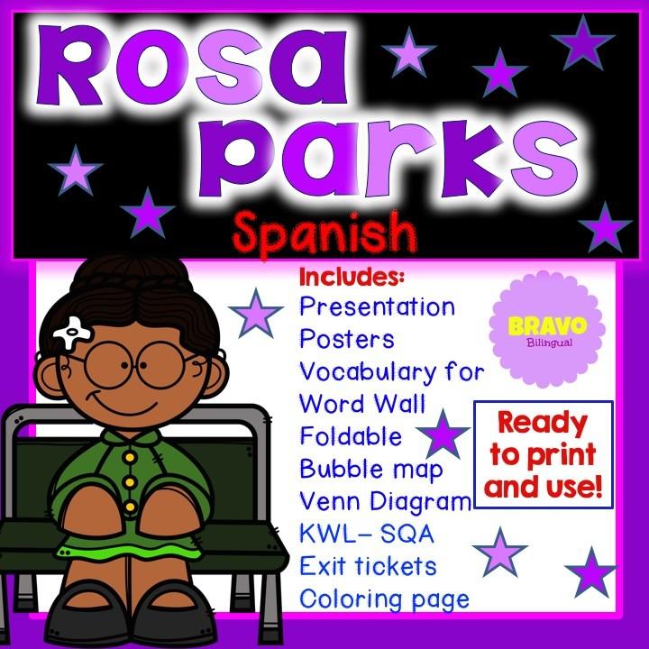 Rosa Parks Facts and Activities in Spanish – Bilingual Marketplace