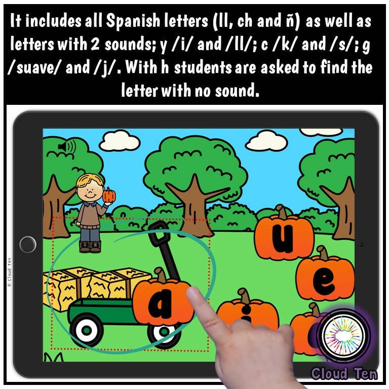 Sonidos Letras Minusculas Boom Cards™ | Digital Task Cards – Bilingual ...