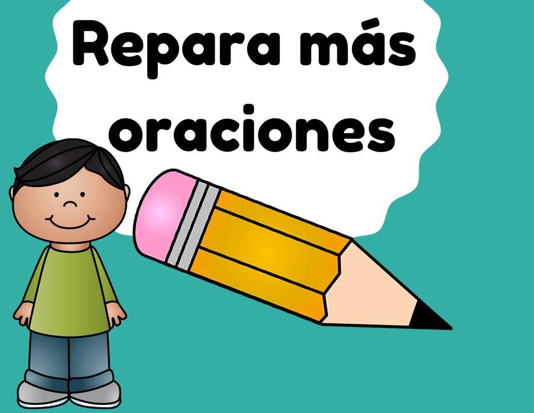 Repara las oraciones 2 (Fix sentence errors in Spanish) – Bilingual ...