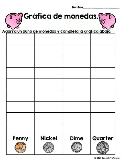 Las monedas (Coins in Spanish for First Grade) (Dinero) – Bilingual ...