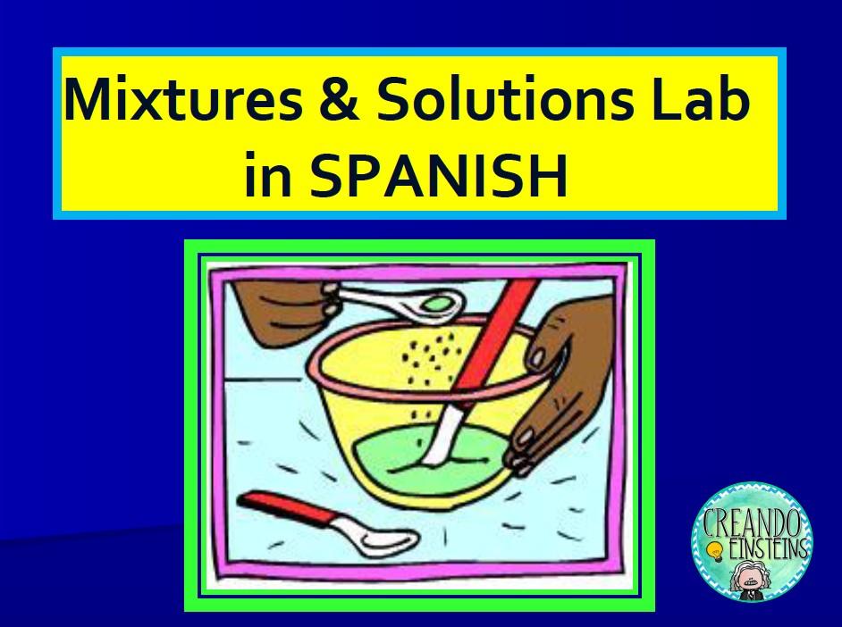 Mixtures and Solutions Lab Science TEKS-FREEBIE – Bilingual Marketplace