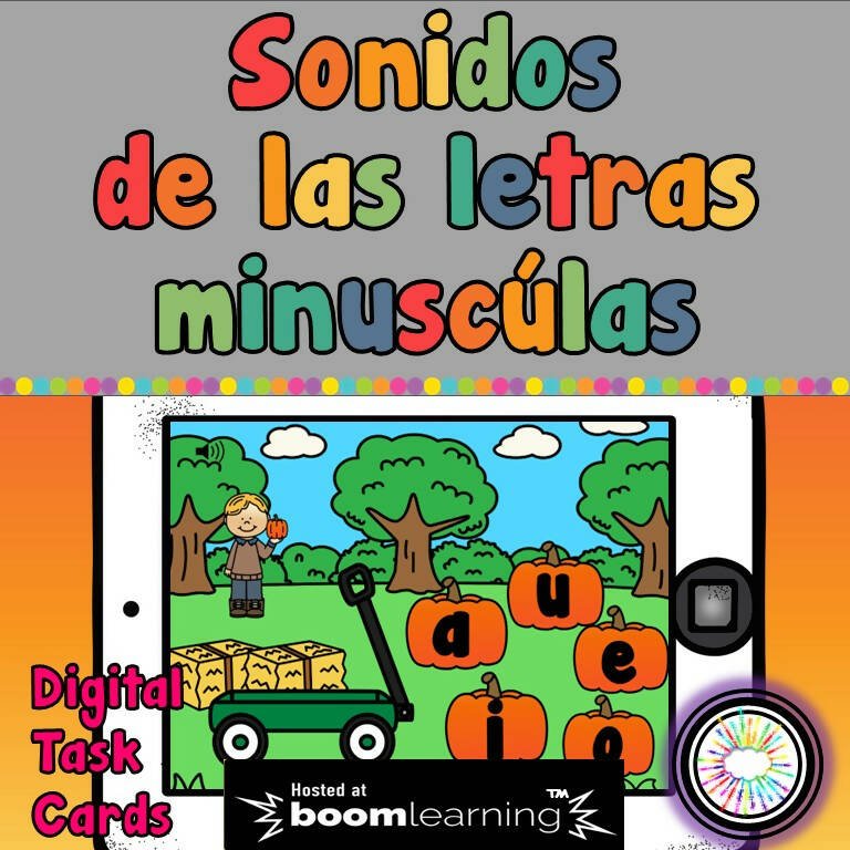 Sonidos Letras Minusculas Boom Cards™ | Digital Task Cards – Bilingual ...