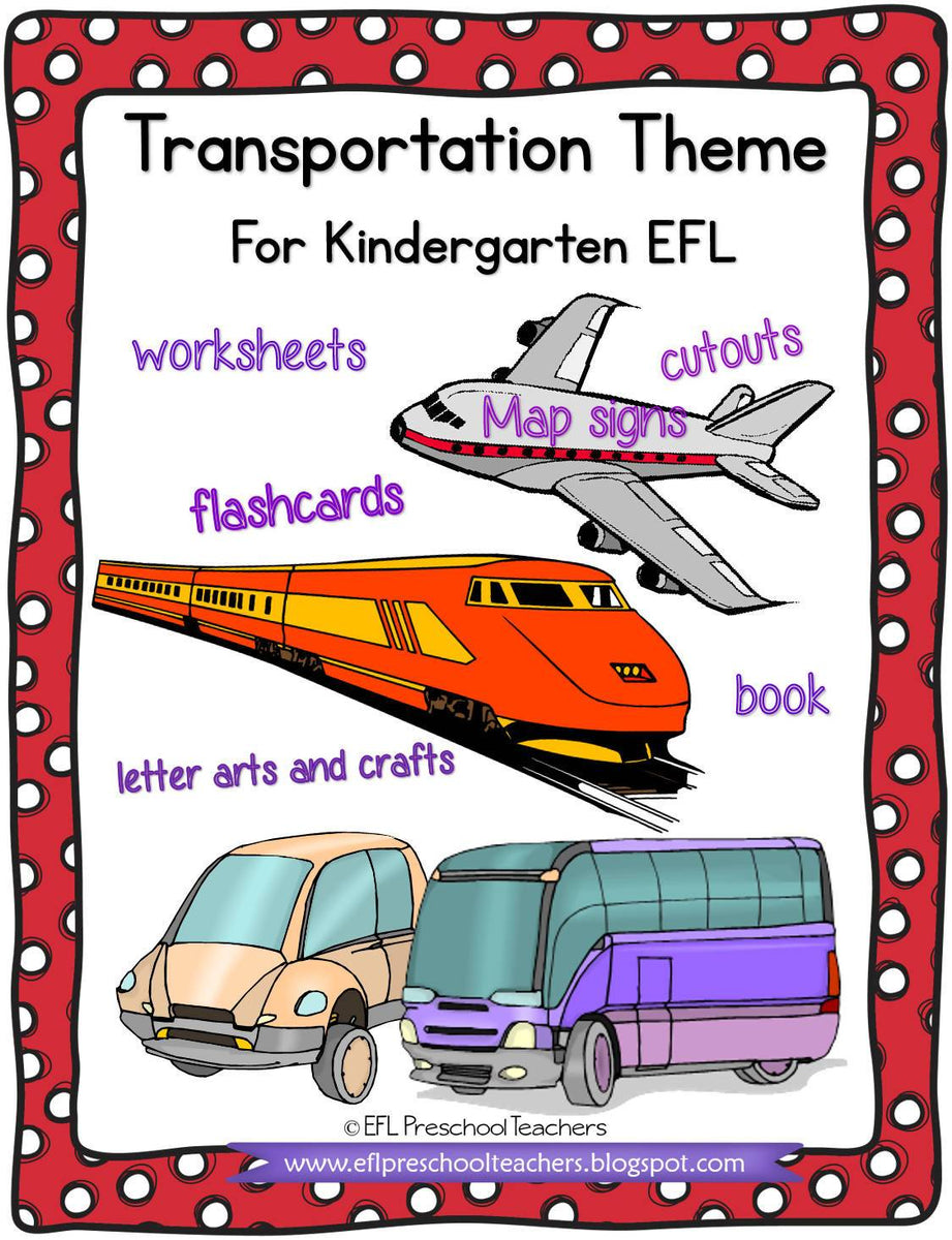 Transportation Unit for Kindergarten ELL – Bilingual Marketplace