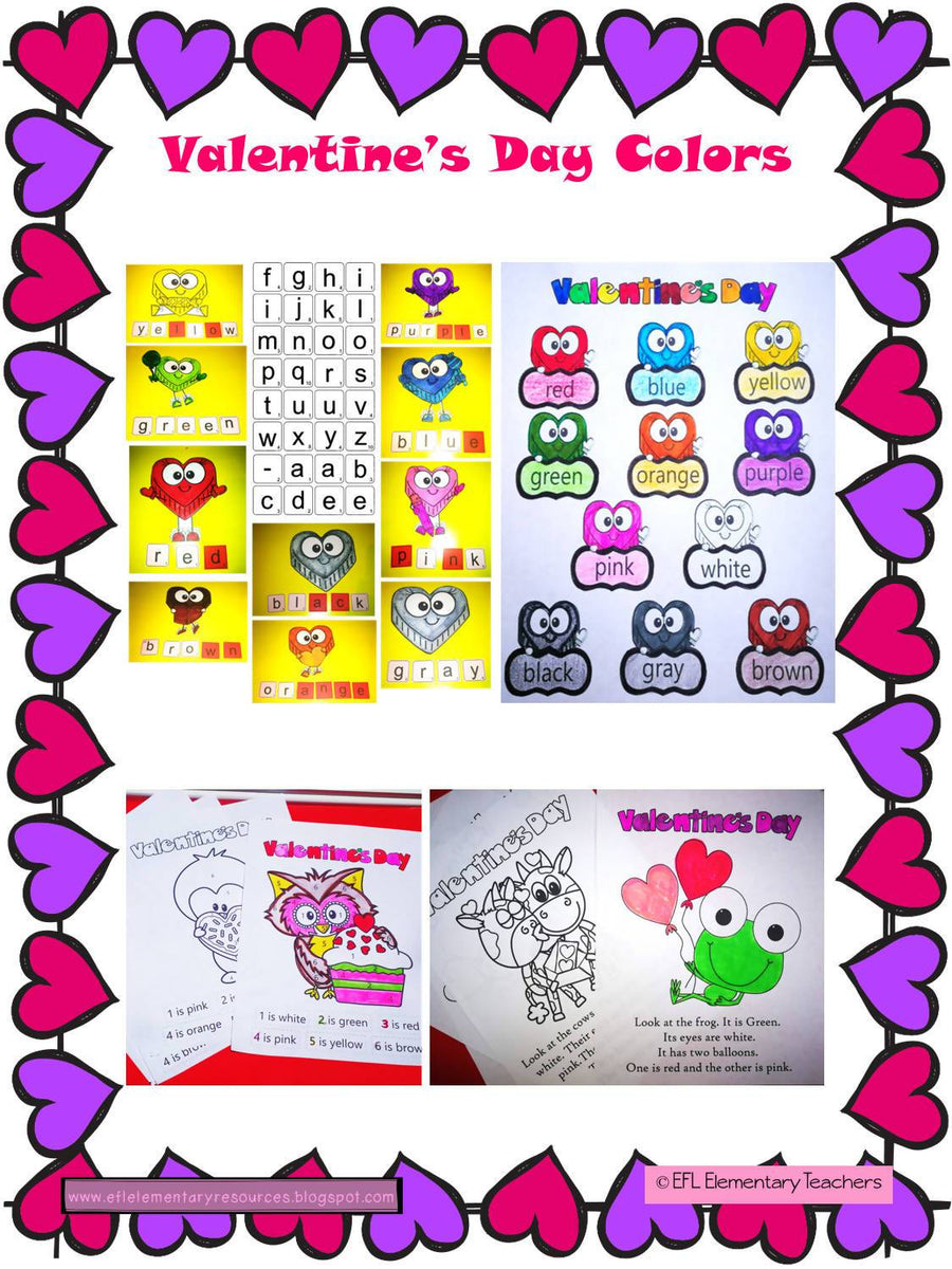 Valentine's Day Colors – Bilingual Marketplace