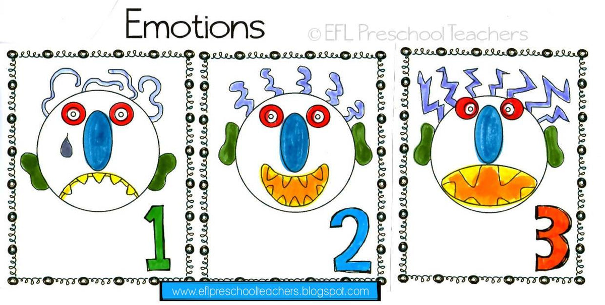 Emotions Unit for Kindergarten EFL – Bilingual Marketplace