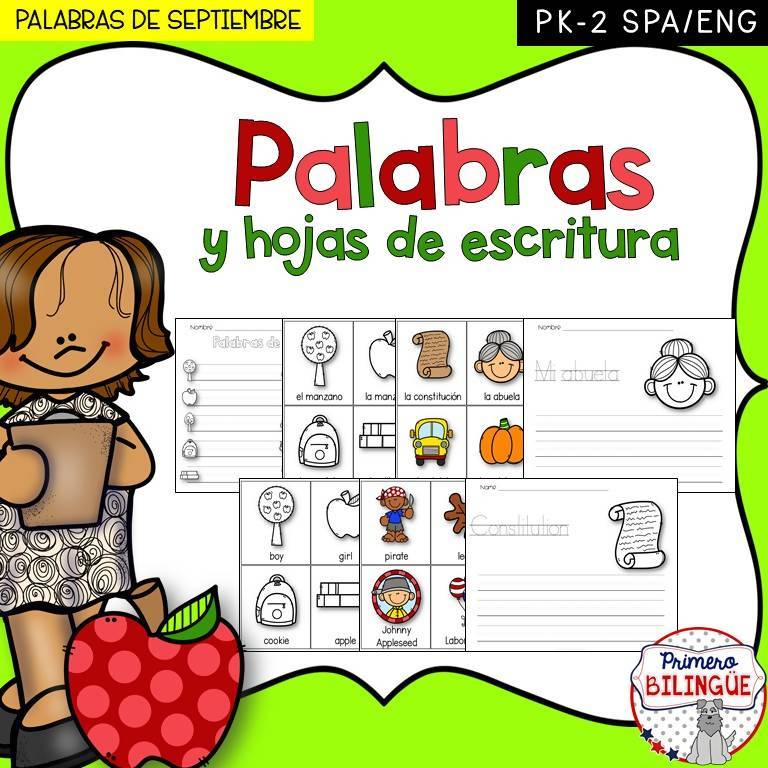 Escribe el salón/palabras de septiembre – Bilingual Marketplace