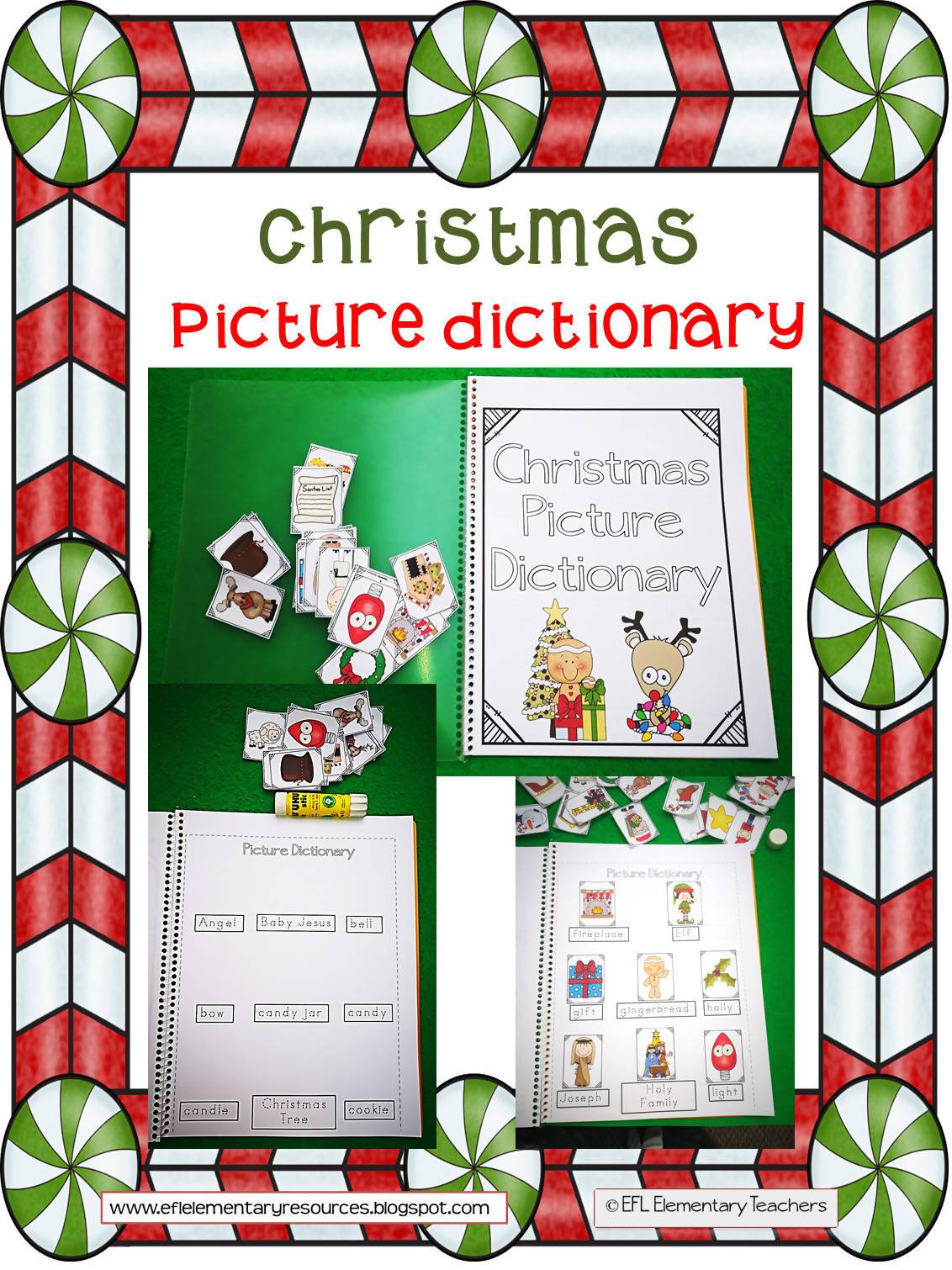Christmas Flashcards for Elementary ESL/EFL/ELL – Bilingual Marketplace