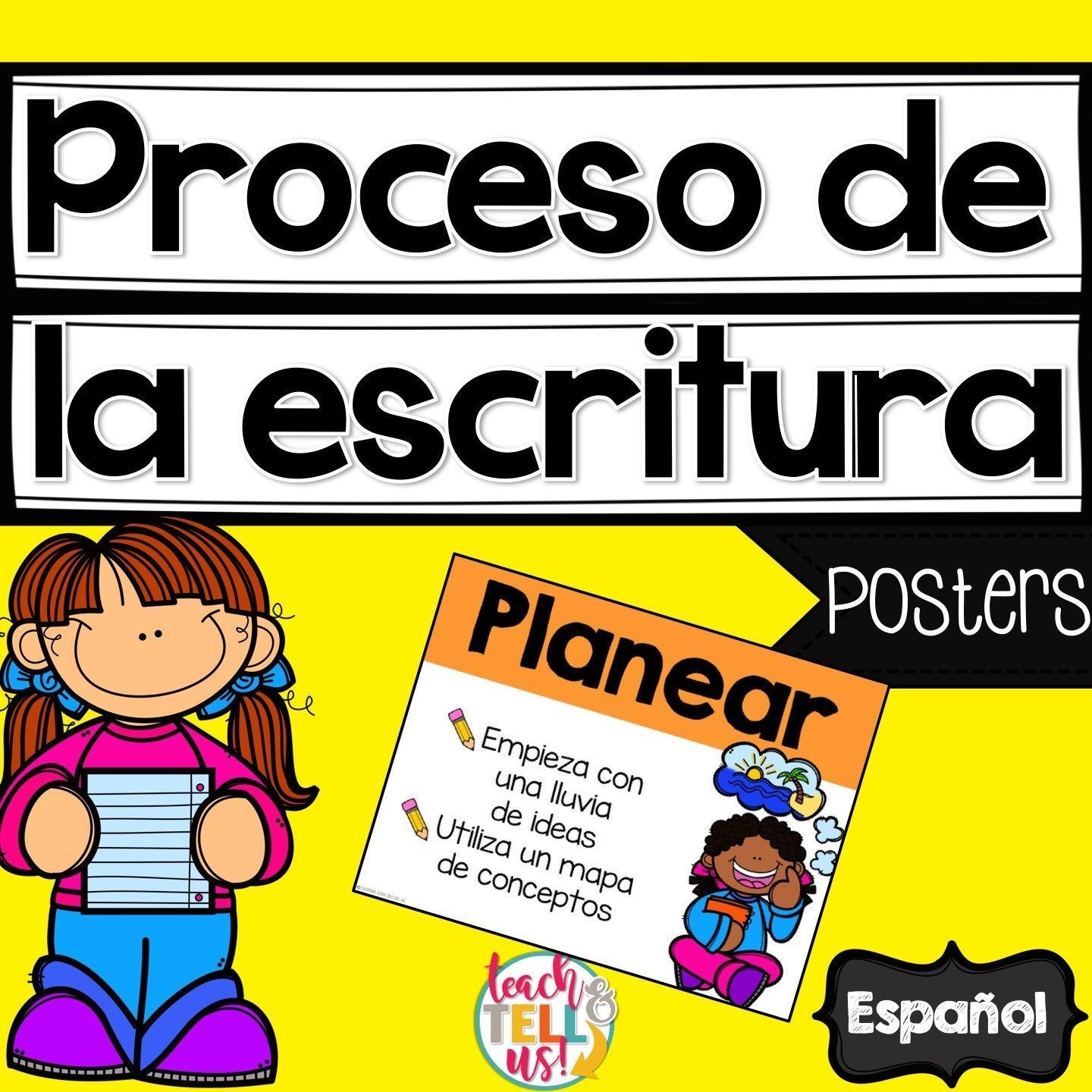 Proceso de la Escritura Posters – Bilingual Marketplace