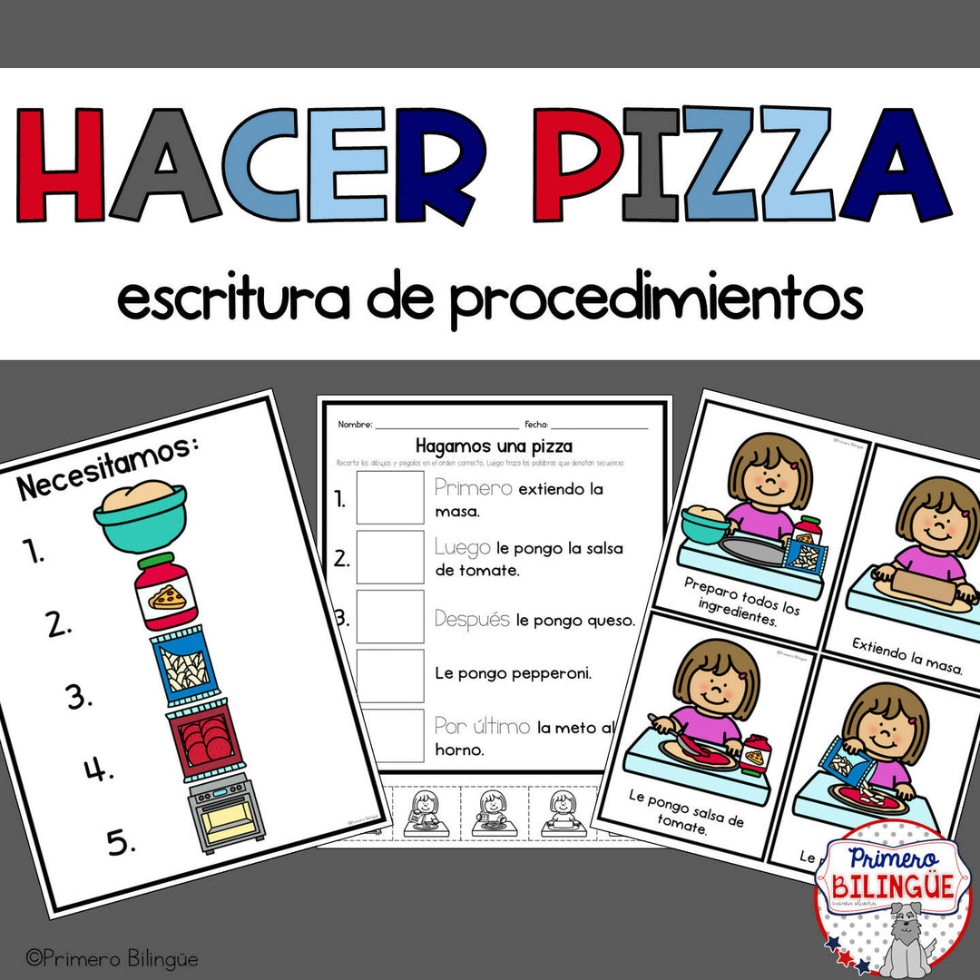 Cómo hacer pizza — Procedural writing – Bilingual Marketplace