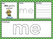 65 High Frequency Words Playdough Mats In Spanish (Read-Trace-Write-Bu ...