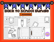 Back to school Bundle - Regreso a clases actividades – Bilingual ...