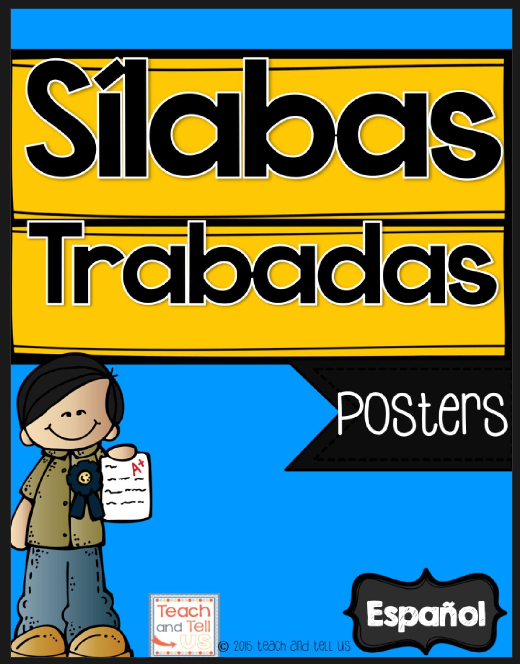 Silabas Trabadas Posters – Bilingual Marketplace