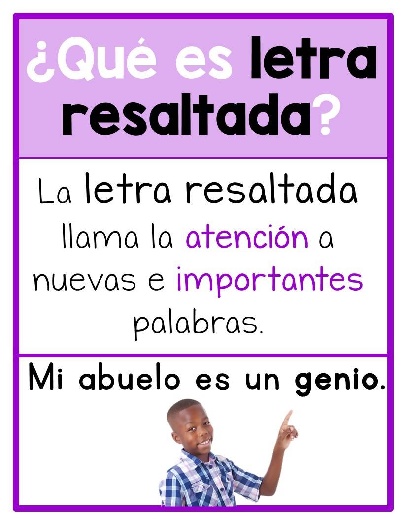 Text Features in Spanish – Bilingual Marketplace