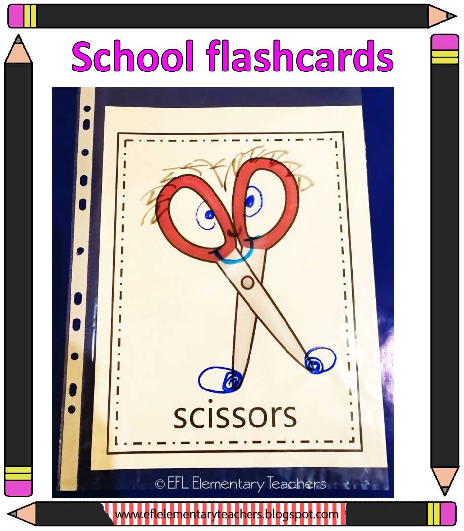 School Unit Flashcards for ELL – Bilingual Marketplace
